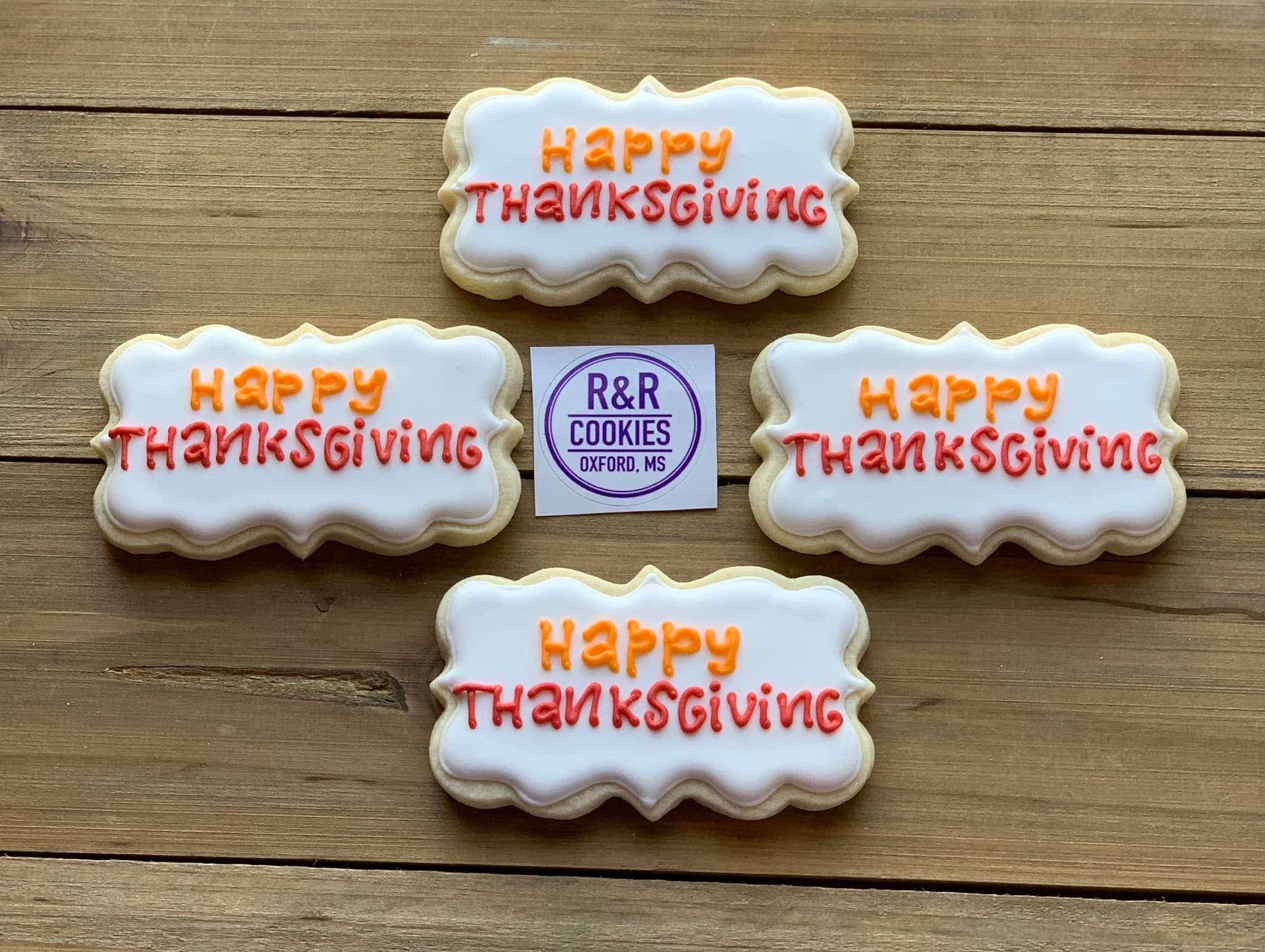 Thanksgiving: 6 Happy Thanksgiving | R & R Cookies